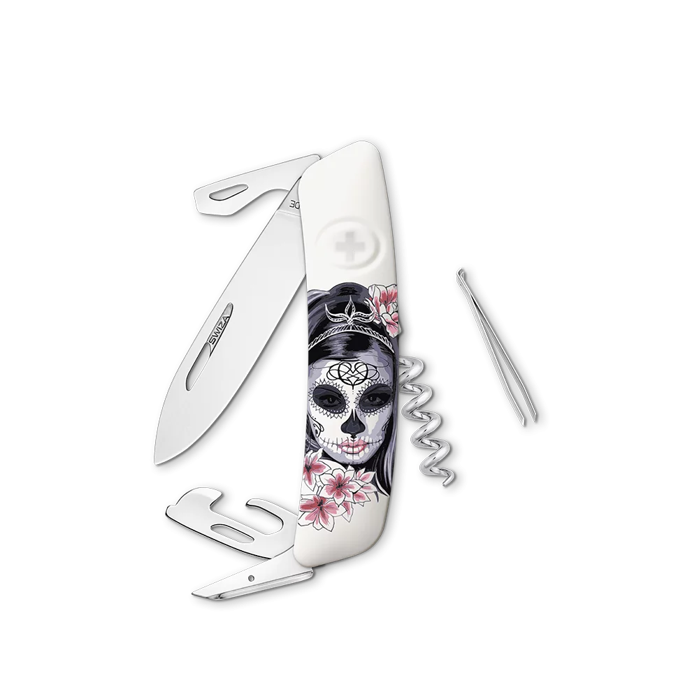 D03 SEÑORITA SKULL – SWIZA - Helvetica Brands